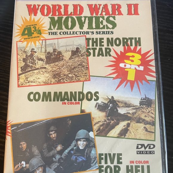 Media | World War Ii Movies The North Starcommandosfive For Hell | Poshmark